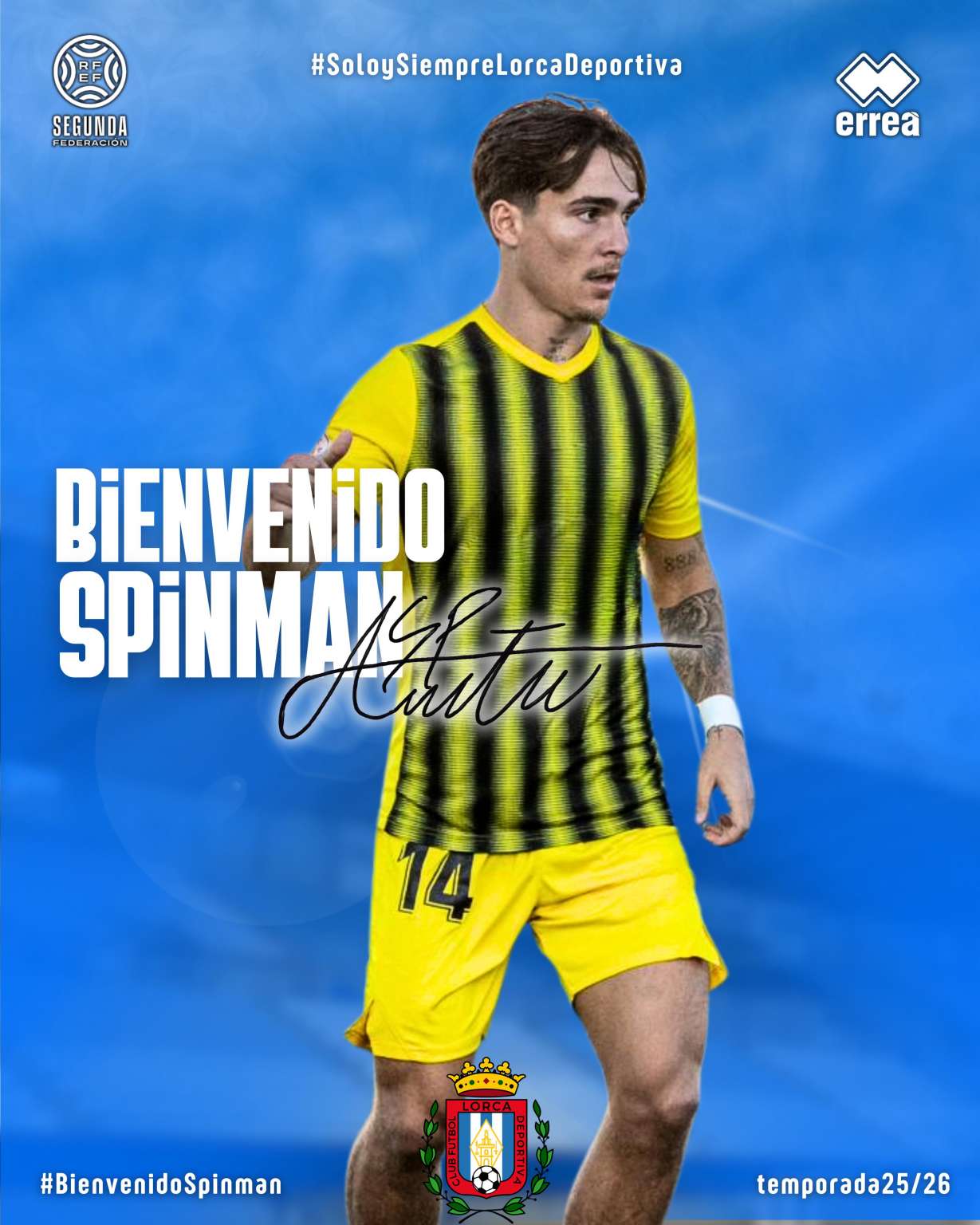 Spinman, nuevo jugador del Lorca Deportiva – CF Lorca Deportiva
