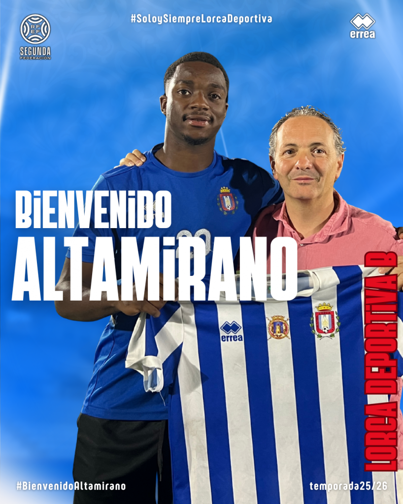 Altamirano vuelve al Lorca Deportiva B – CF Lorca Deportiva