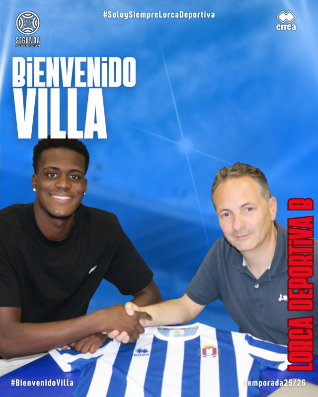 Villa, nuevo jugador del Lorca Deportiva B – CF Lorca Deportiva